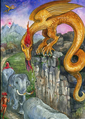 Drakon Indikos | Greek Mythology Wiki | Fandom