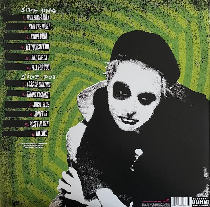 Green Day Dos Album Cover