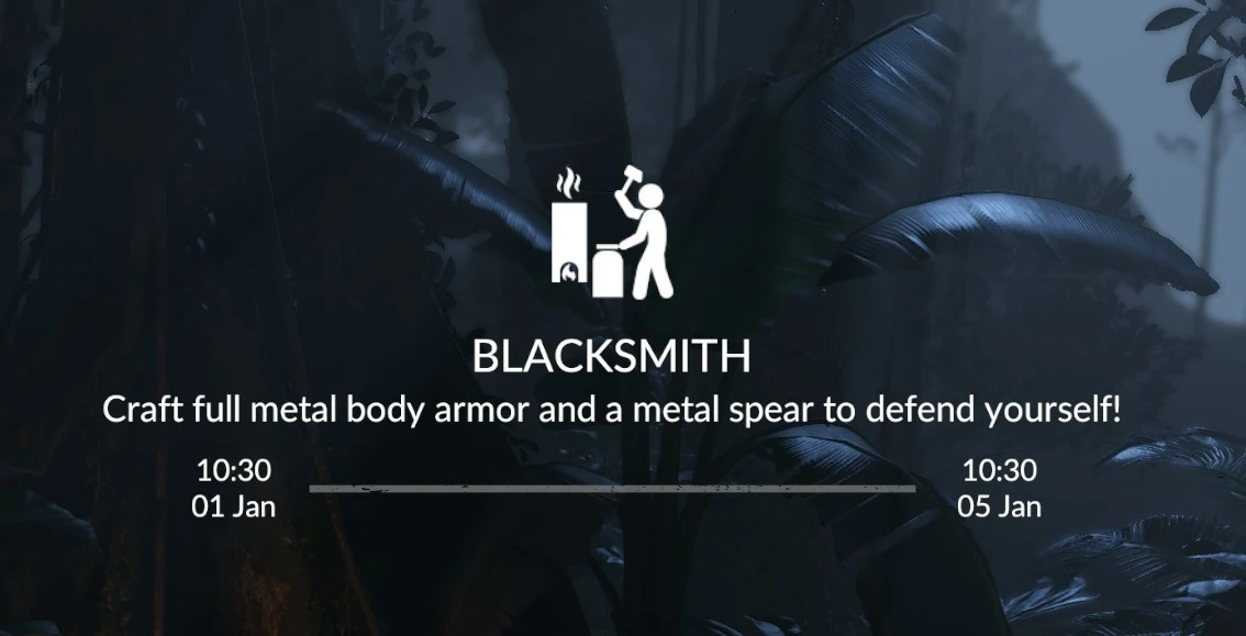 Blacksmith Challenge - Official Green Hell Wiki