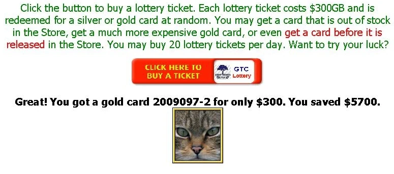 Lottery | Green Trading Cards Wiki | Fandom