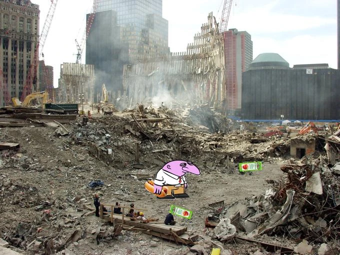 Gremblo at ground zero | Gremblopedia | Fandom