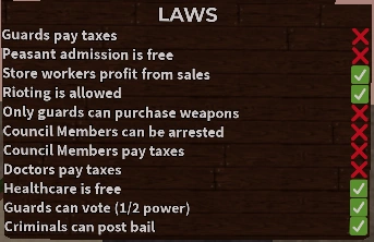 Laws | Generic roleplay gaem. Wiki | Fandom