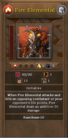 Fire Elemental - Official Grid Legion, Storm Wiki