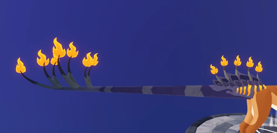 Flaming Spike Armor Tail | Griffin's Destiny Wiki | Fandom