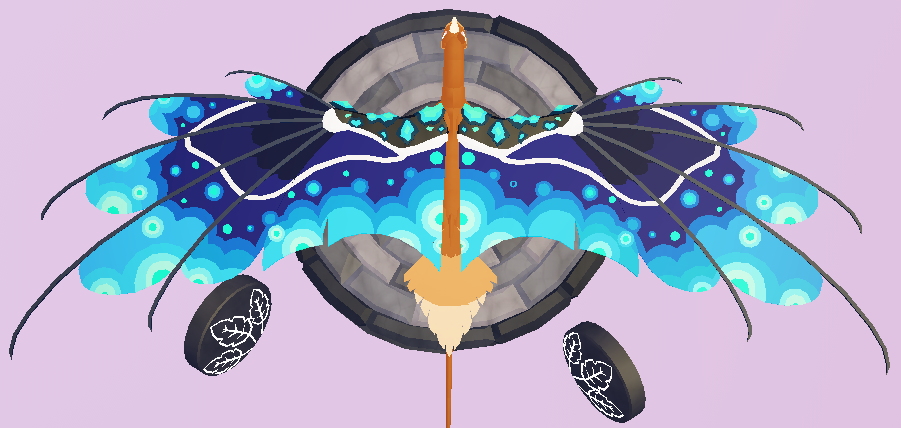 Azurite Crystal Wings | Griffin's Destiny Wiki | Fandom