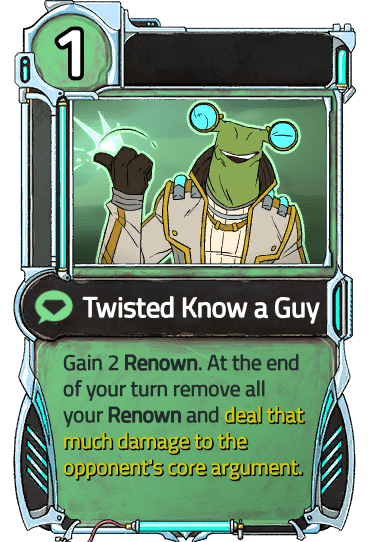 Twisted Know a Guy - Griftlands Wiki
