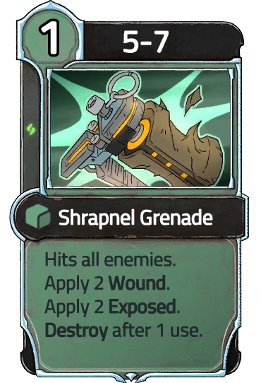Shrapnel Grenade - Griftlands Wiki
