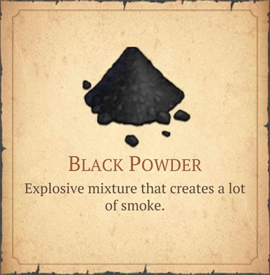 Black Powder | Grim Soul: Dark Fantasy Survival Wiki | Fandom