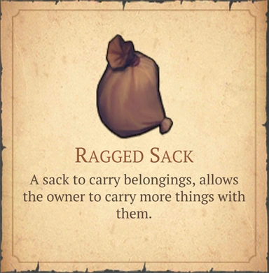 Ragged Sack | Grim Soul: Dark Fantasy Survival Wiki | Fandom