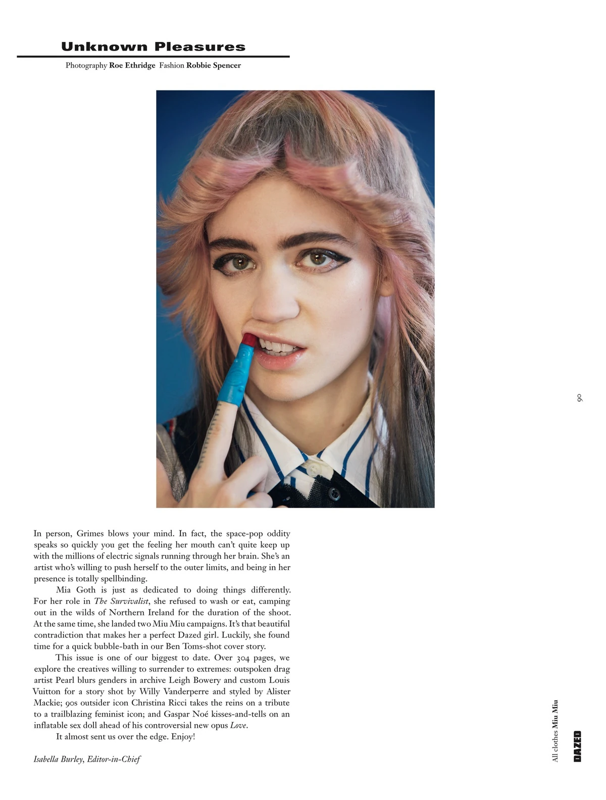 Dazed/2015/Interview | Grimes Wiki | Fandom