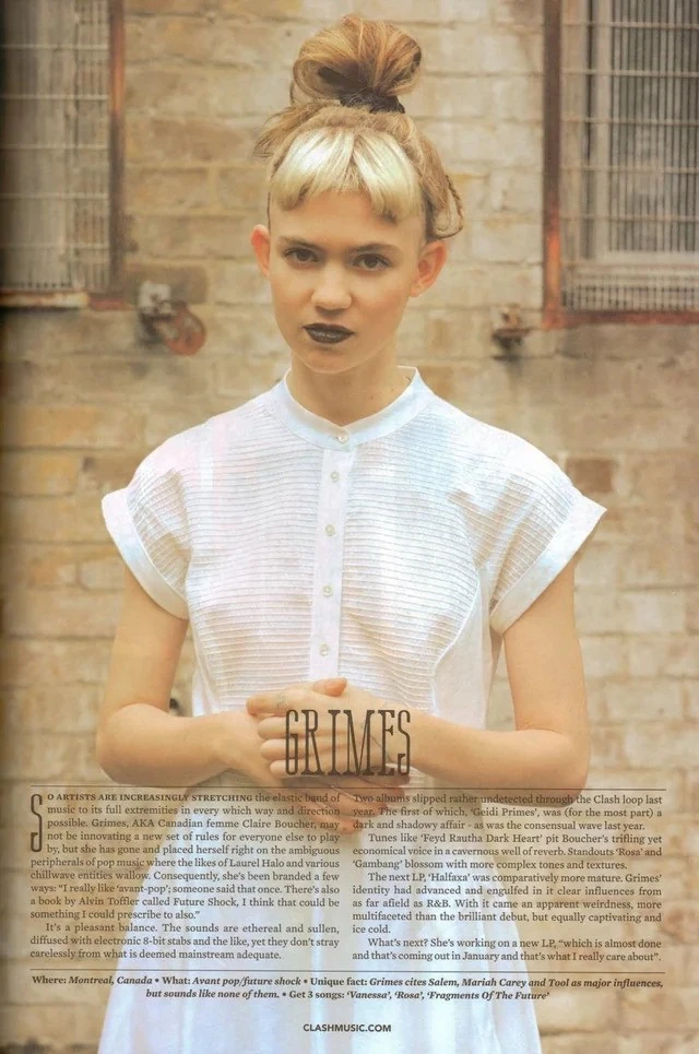 Clashmusic/Photoshoot | Grimes Wiki | Fandom