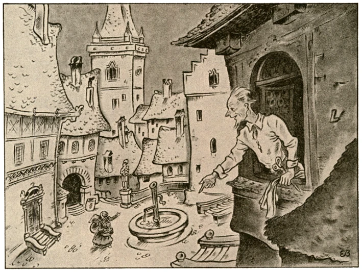 Das tapfere Schneiderlein (Erwin von Barta) | Grimm-Bilder Wiki | Fandom