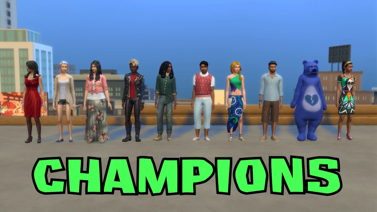 Champions | Grippno’s Sims 4 Survivor Wiki | Fandom