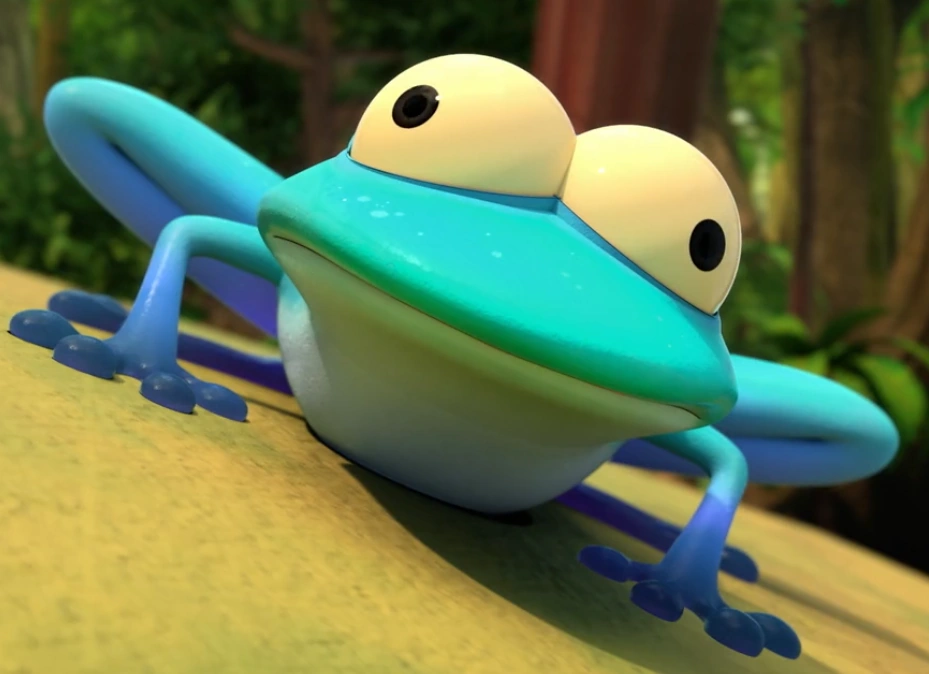 Sky-Blue Frog | Grizzy and The Lemmings Wiki | Fandom