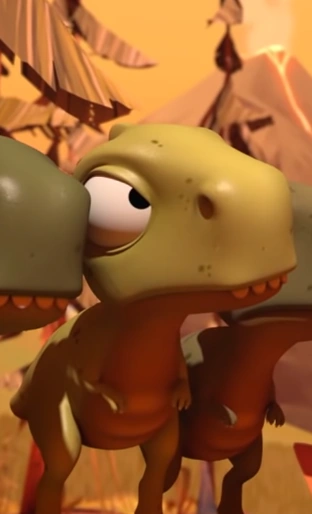 Dinosaur (Lime Green) | Grizzy and The Lemmings Wiki | Fandom