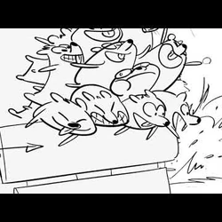 lemming robots coloring pages