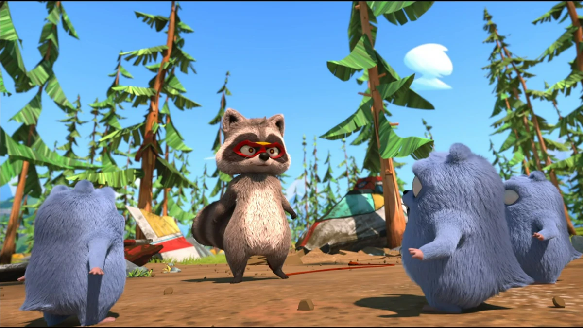 Masked Raccoon | Grizzy and The Lemmings Wiki | Fandom