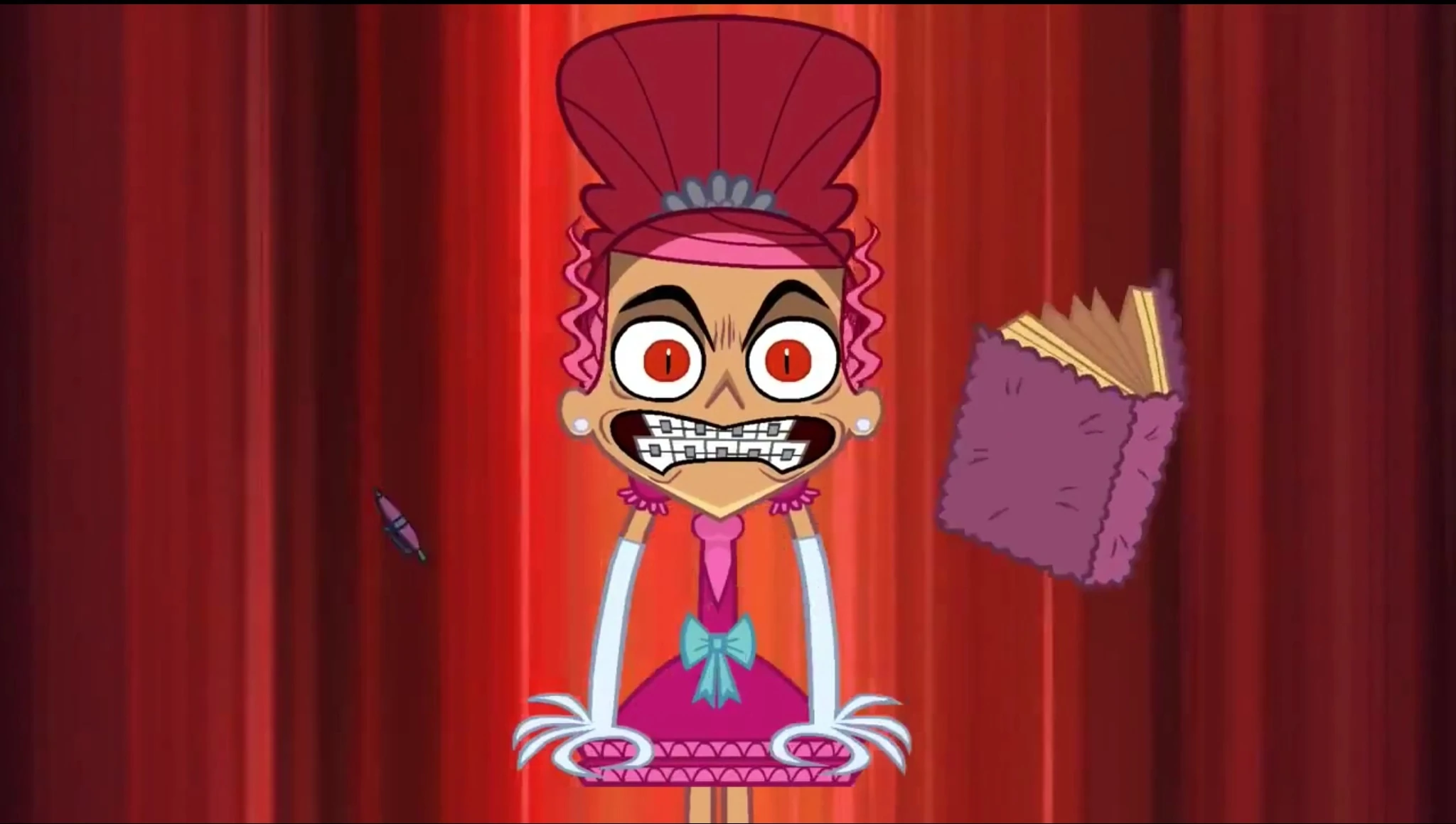 Angry Queen Bee Cartoon