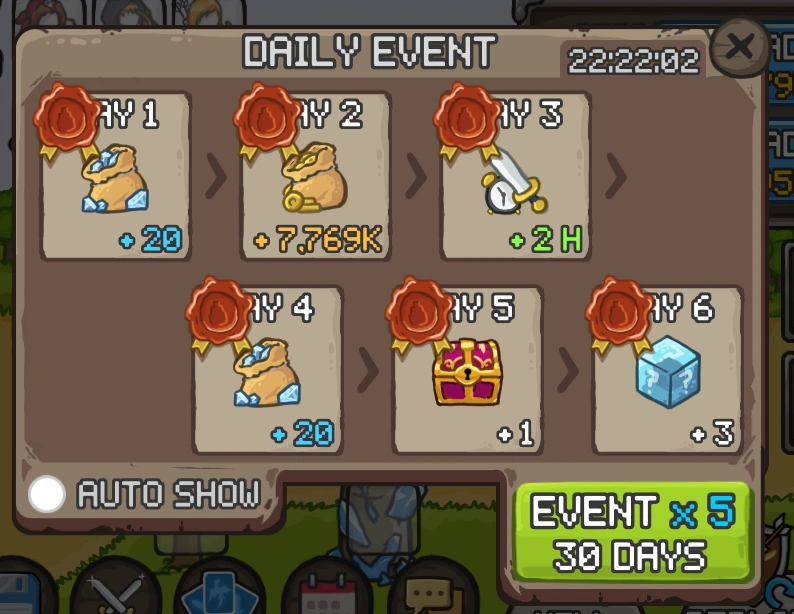 Daily Event | Grow Castle Wikia | Fandom