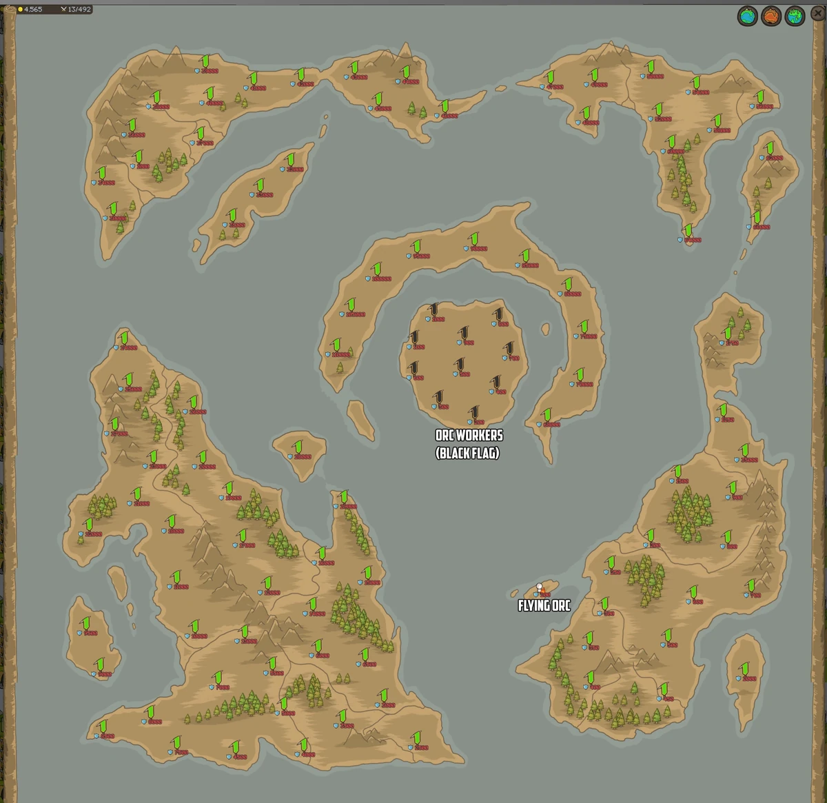 Orc colonies map | Grow Castle Wikia | Fandom