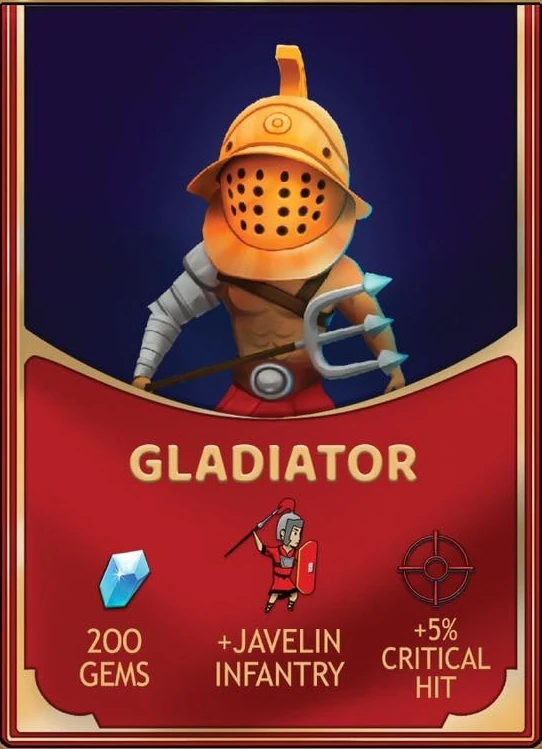 Gladiator | Grow Empire: Rome Wiki | Fandom