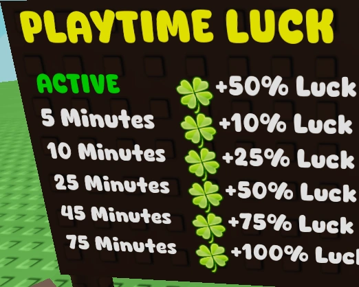 Playtime Luck | Grow a Garden Wiki | Fandom