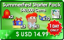 SummerFest Starter Pack | Growtopia Wiki | Fandom