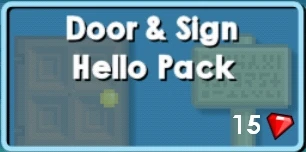 Door & Sign Hello Pack | Growtopia Wiki | Fandom