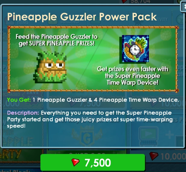 Pineapple Guzzler Power Pack | Growtopia Wiki | Fandom