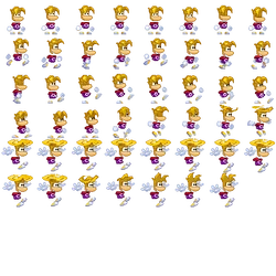 Super Tails Sprite Sheet