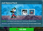Just Dance Panda Onesie | Growtopia Wiki | Fandom
