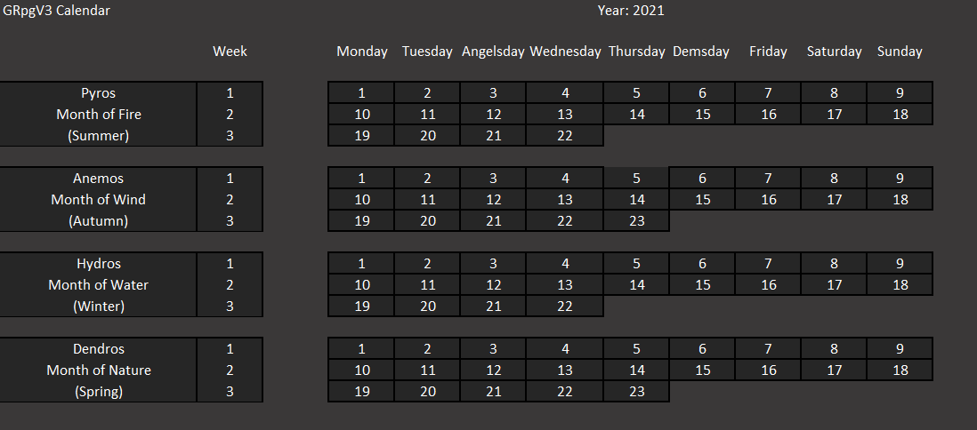 GRpgV3 Calendar | GedBoi's Rpg Wiki | Fandom
