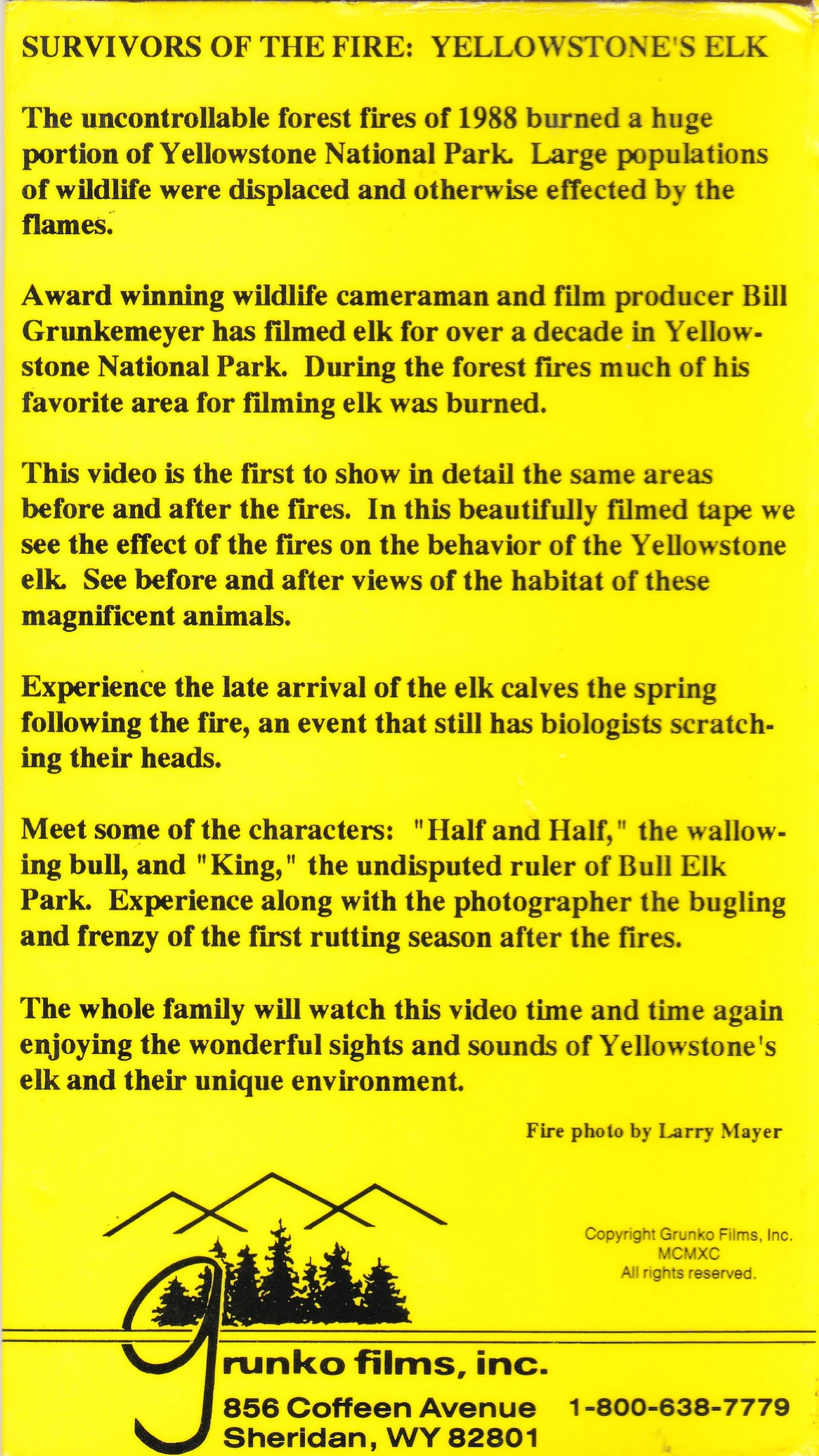 Survivors of the Fire: Yellowstone's Elk | Grunko Films Wiki | Fandom