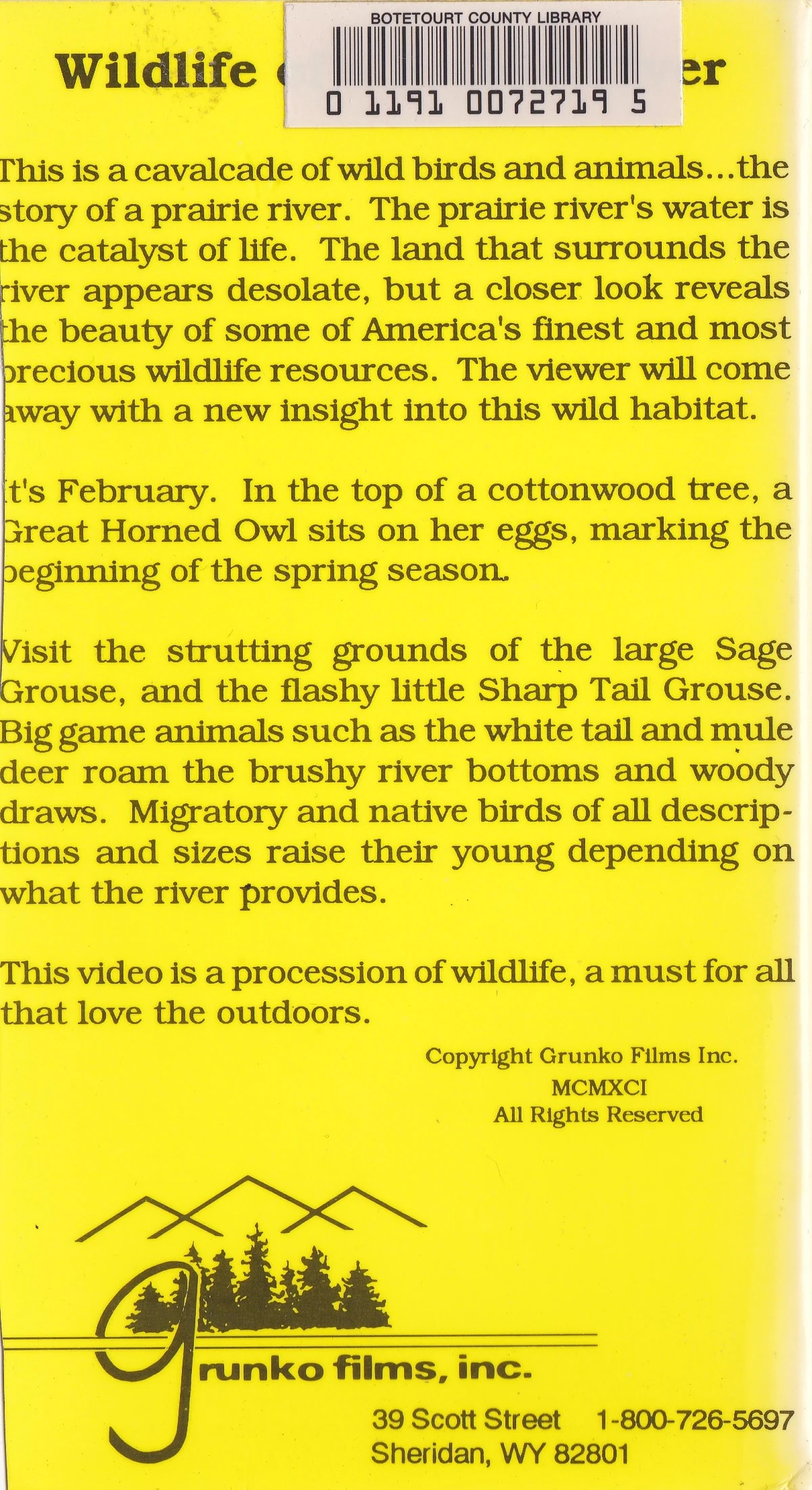 Wildlife of a Prairie River | Grunko Films Wiki | Fandom