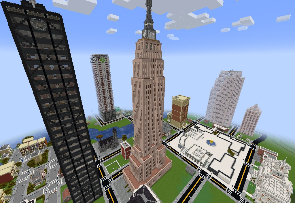 Edificio Empire State Minecraft Empire State Building Minecraft Map