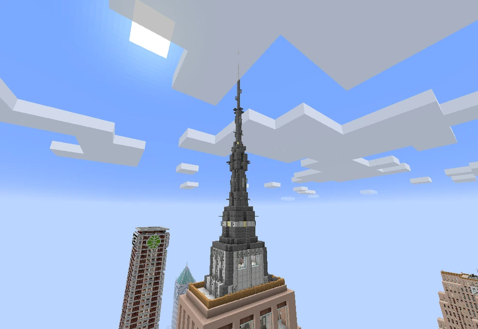 Edificio Empire State Minecraft Empire State Building Minecraft Map