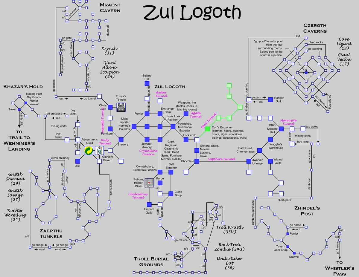 Maps of Elanthia/Zul logoth | GSGuide Wiki | Fandom