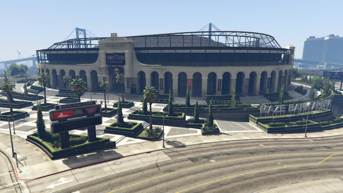 Maze Bank Arena | Grand Theft Auto Universe Wiki | Fandom
