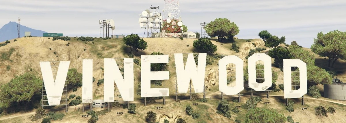 Napis „VINEWOOD” (uniwersum HD) | Grand Theft Auto Wiki (GTA Wiki) | Fandom