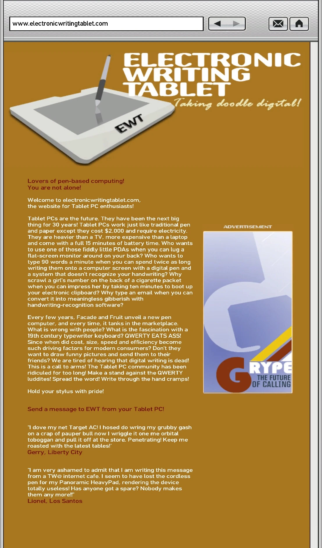 electronicwritingtablet.com | Grand Theft Wiki | Fandom