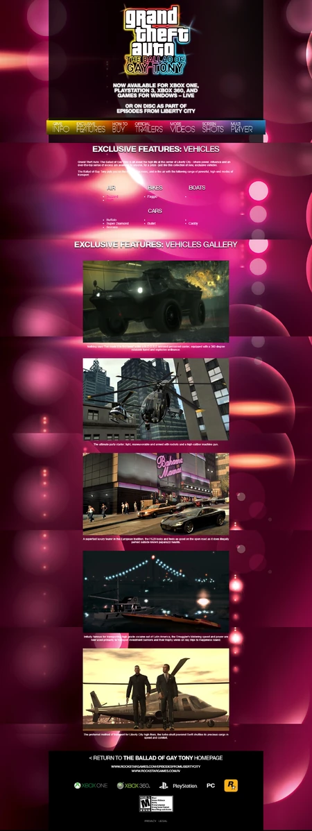 TheBalladofGayTony.com | GTA Wiki | Fandom