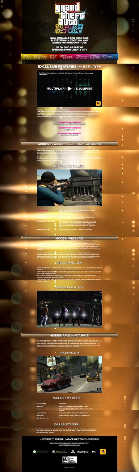 TheBalladofGayTony.com | GTA Wiki | Fandom