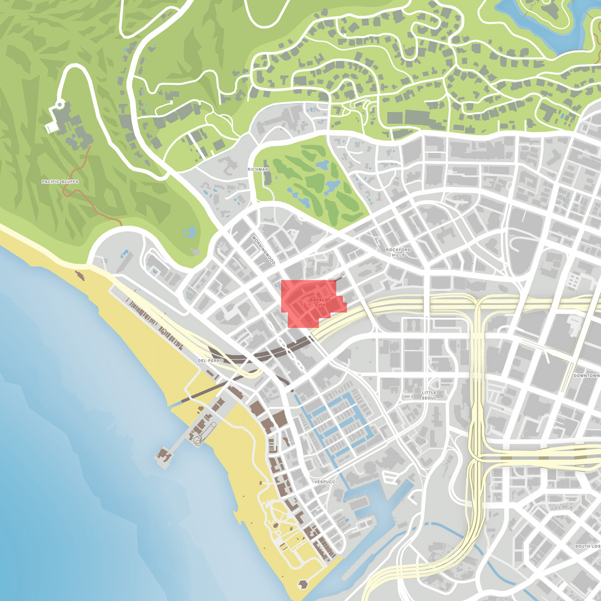 Gta 5 City Map
