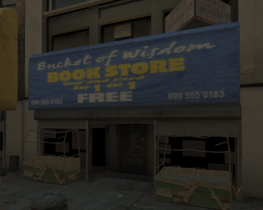 Bucket of Wisdom Book Store | GTA Wiki | Fandom