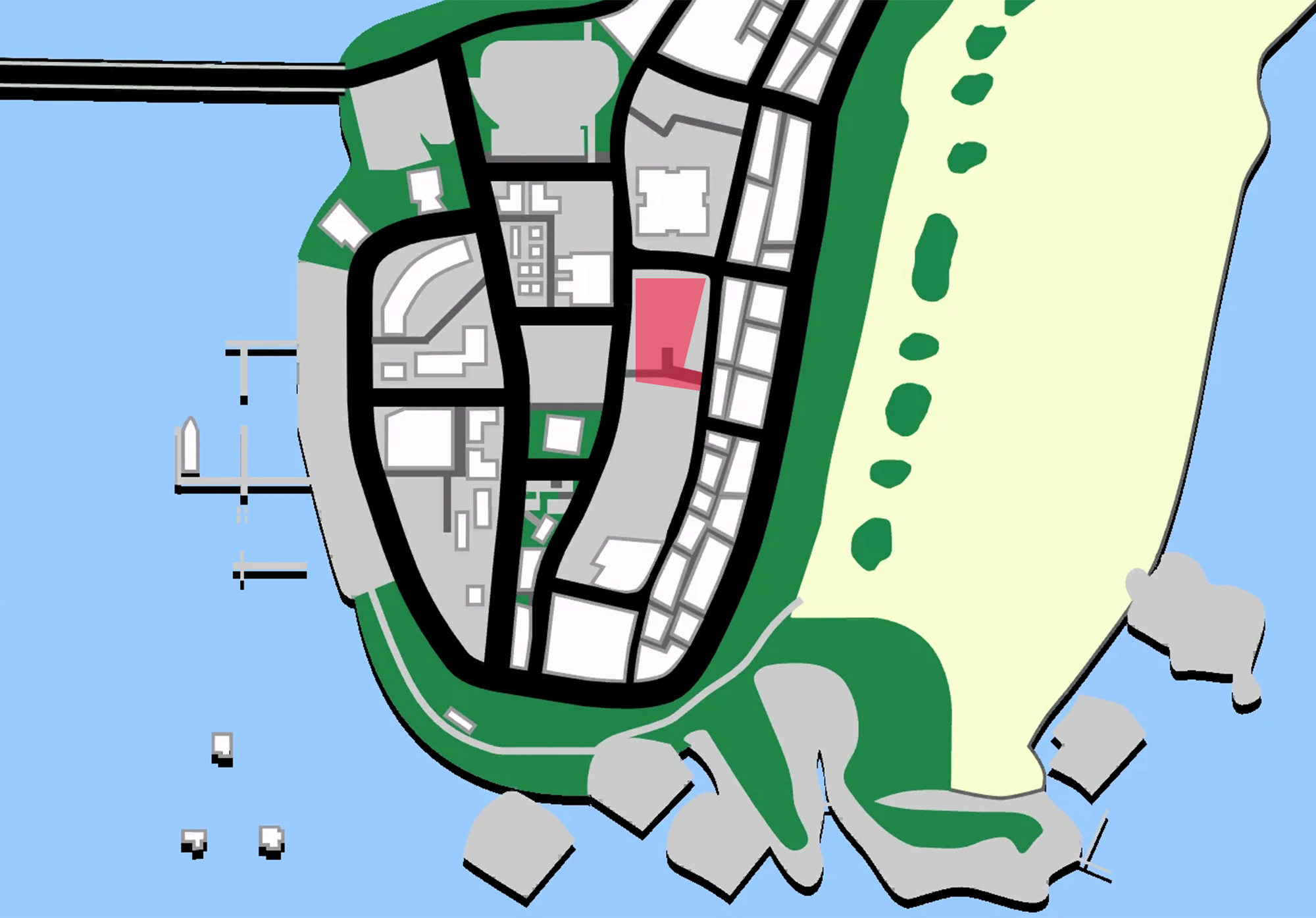 Gta Vice City Map Cars