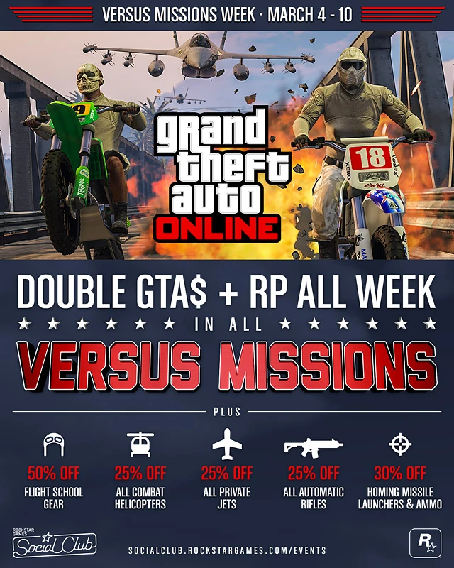 Versus Missions Week | GTA Wiki | Fandom