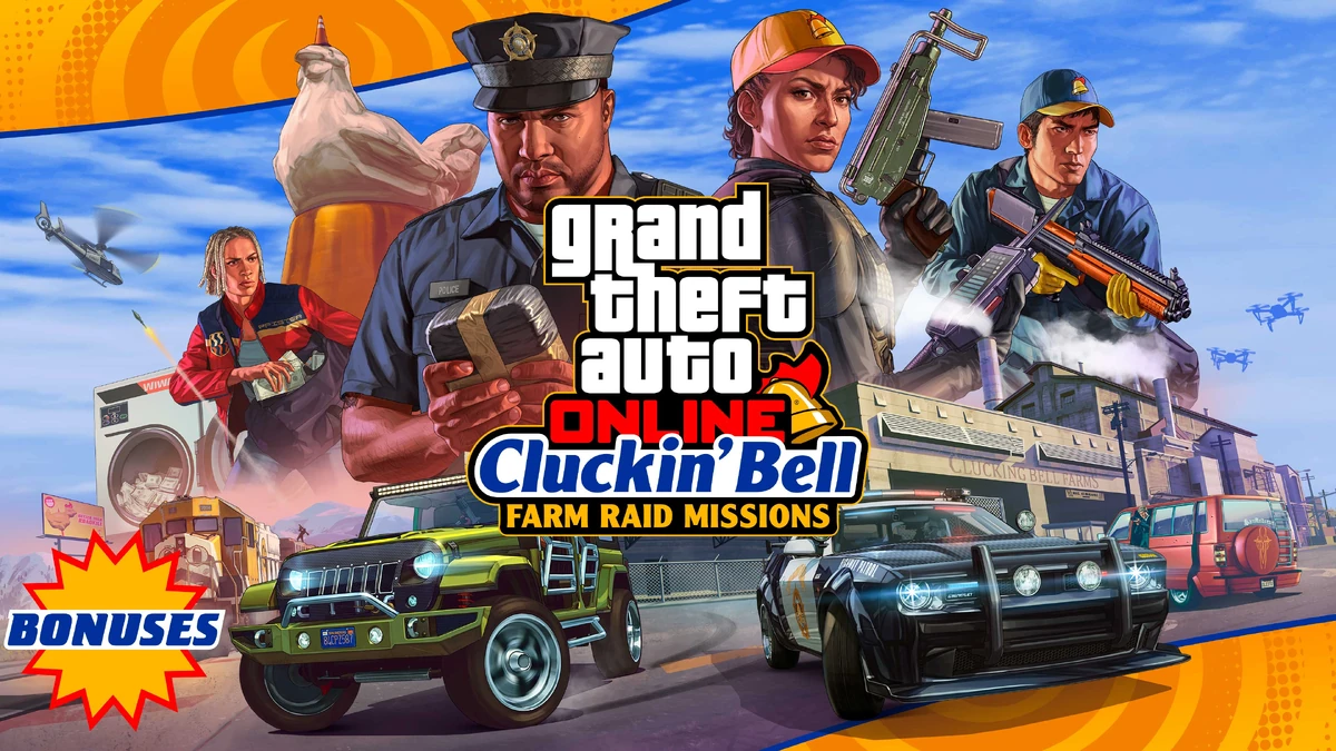 The Cluckin' Bell Farm Raid Missions Week | GTA Wiki | Fandom