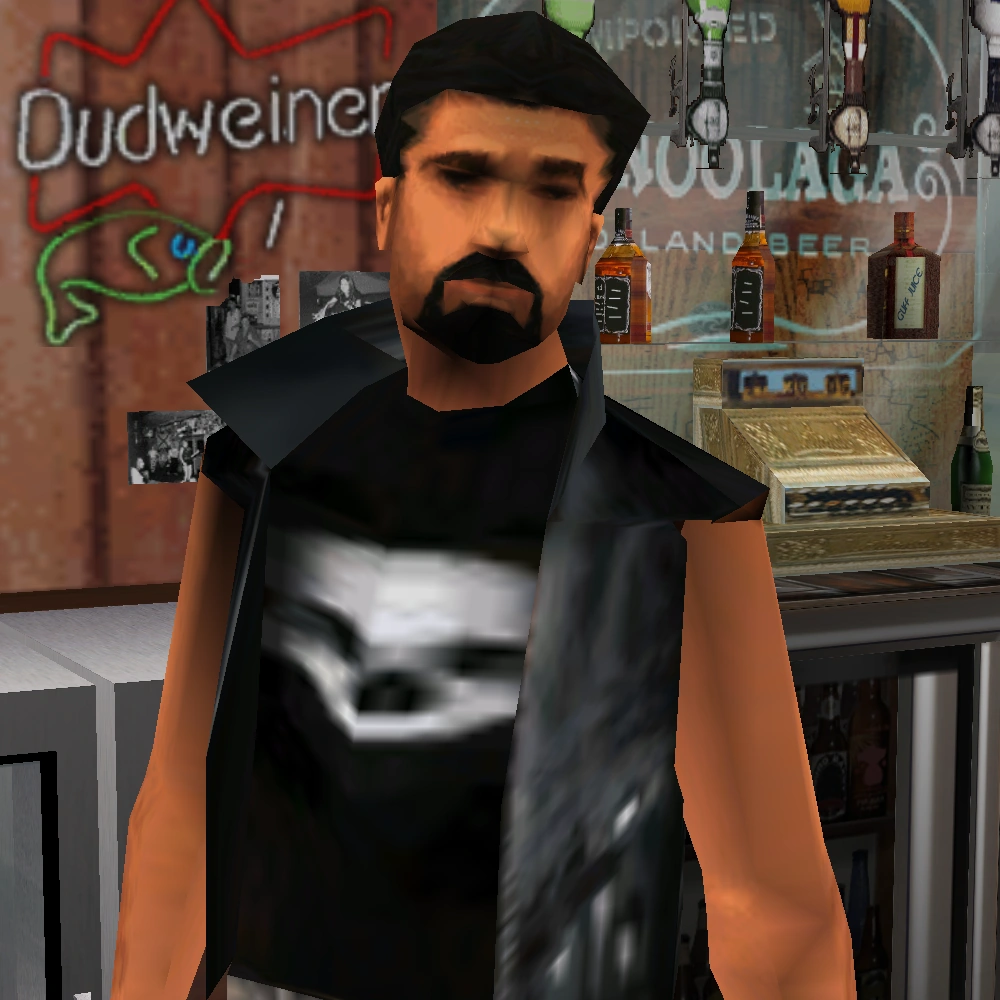 The Greasy Chopper Bartender | GTA Wiki | Fandom