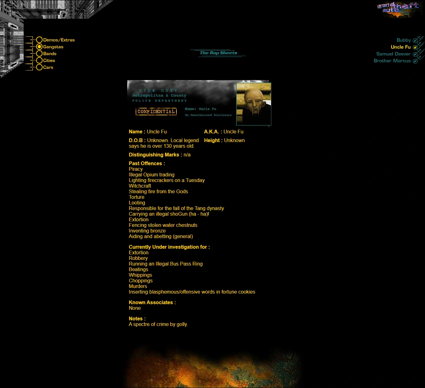 Who are the oldest characters in GTA? - Grand Theft Auto Series - GTAForums