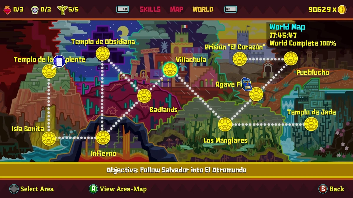 The map | Guacamelee! Wiki | Fandom
